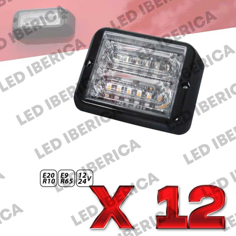 KIT DE LUCES (2) PERIMETRALES STRAZ X12 CE R65 DOBLE CUERPO