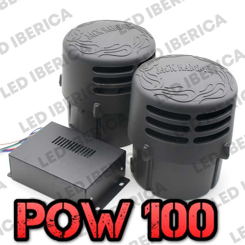 GENERADOR DE BAJOS PARA SIRENA CON DOBLE ALTAVOZ Y AMPLI